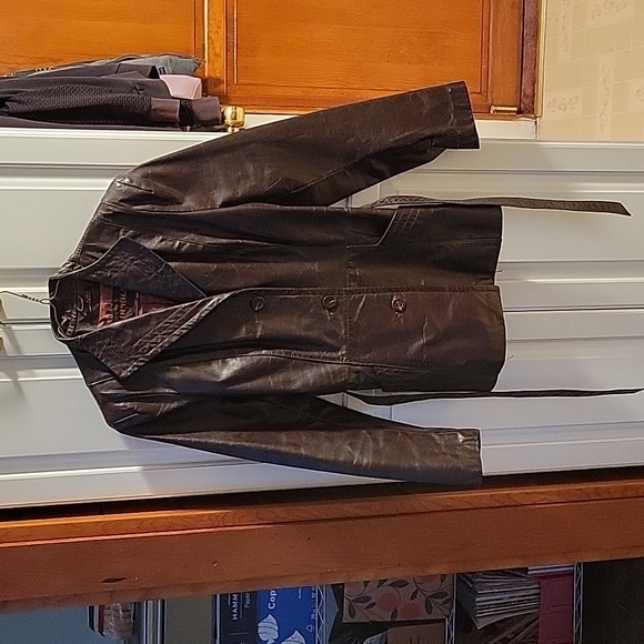 Opera | Jackets & Coats | Womens Vintage Leather Coat | Poshmark